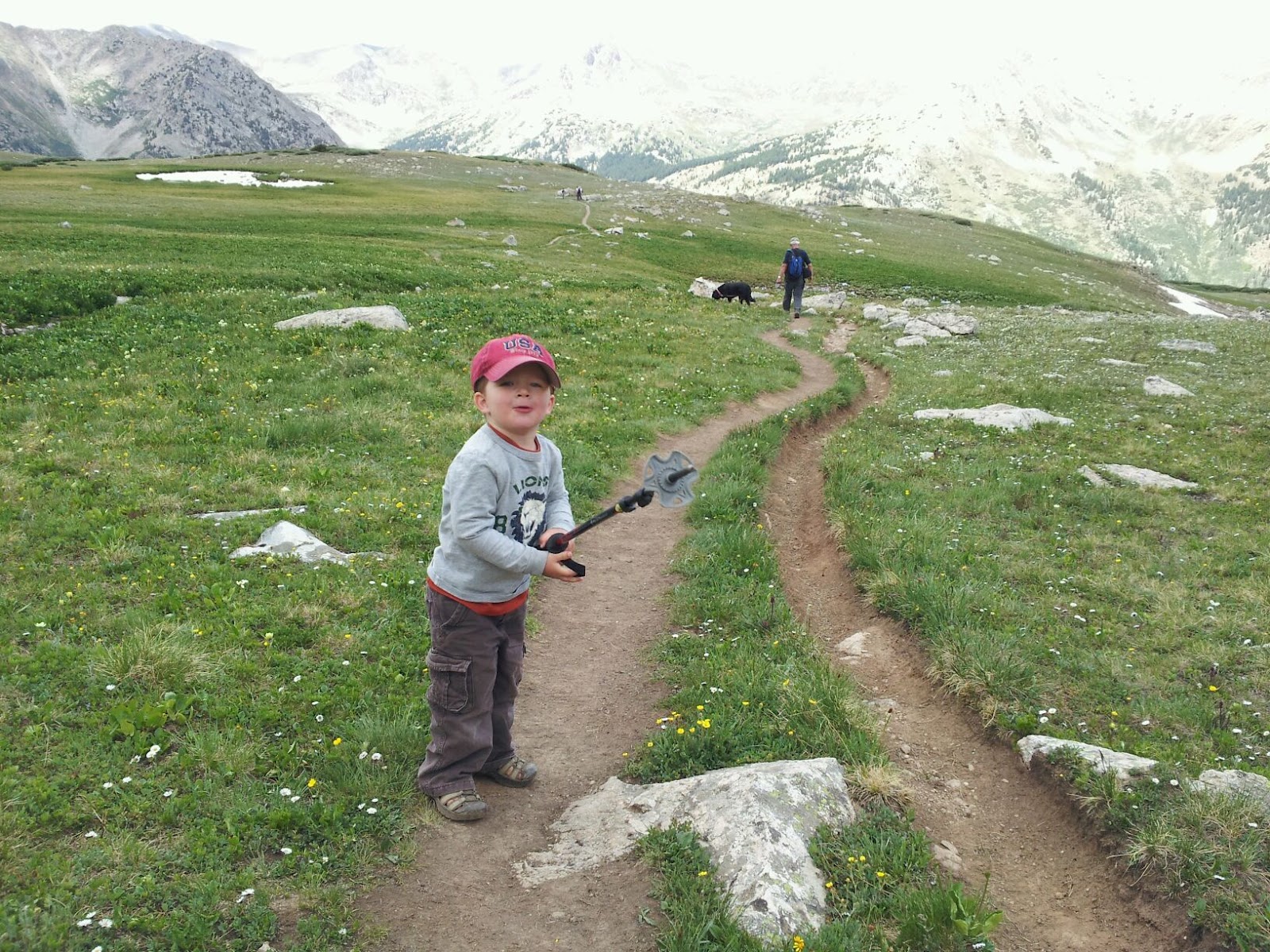 rocky mountain explorer: Lake Ann & Huron Peak - Liam's first tent trip