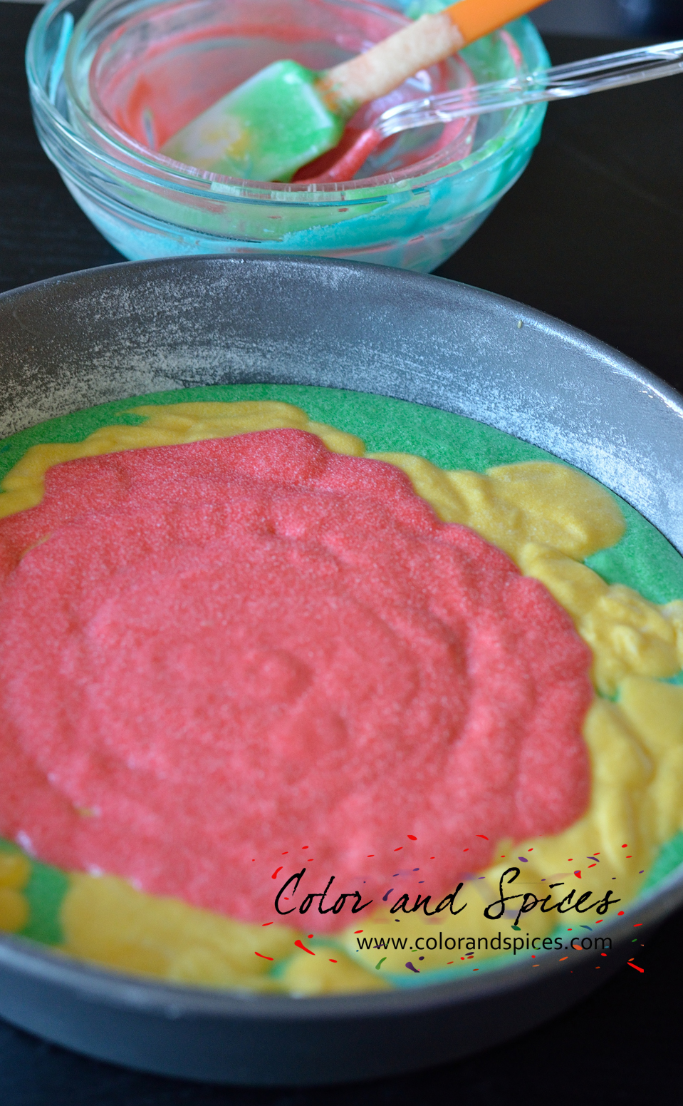 Color and Spices: Rainbow cake...