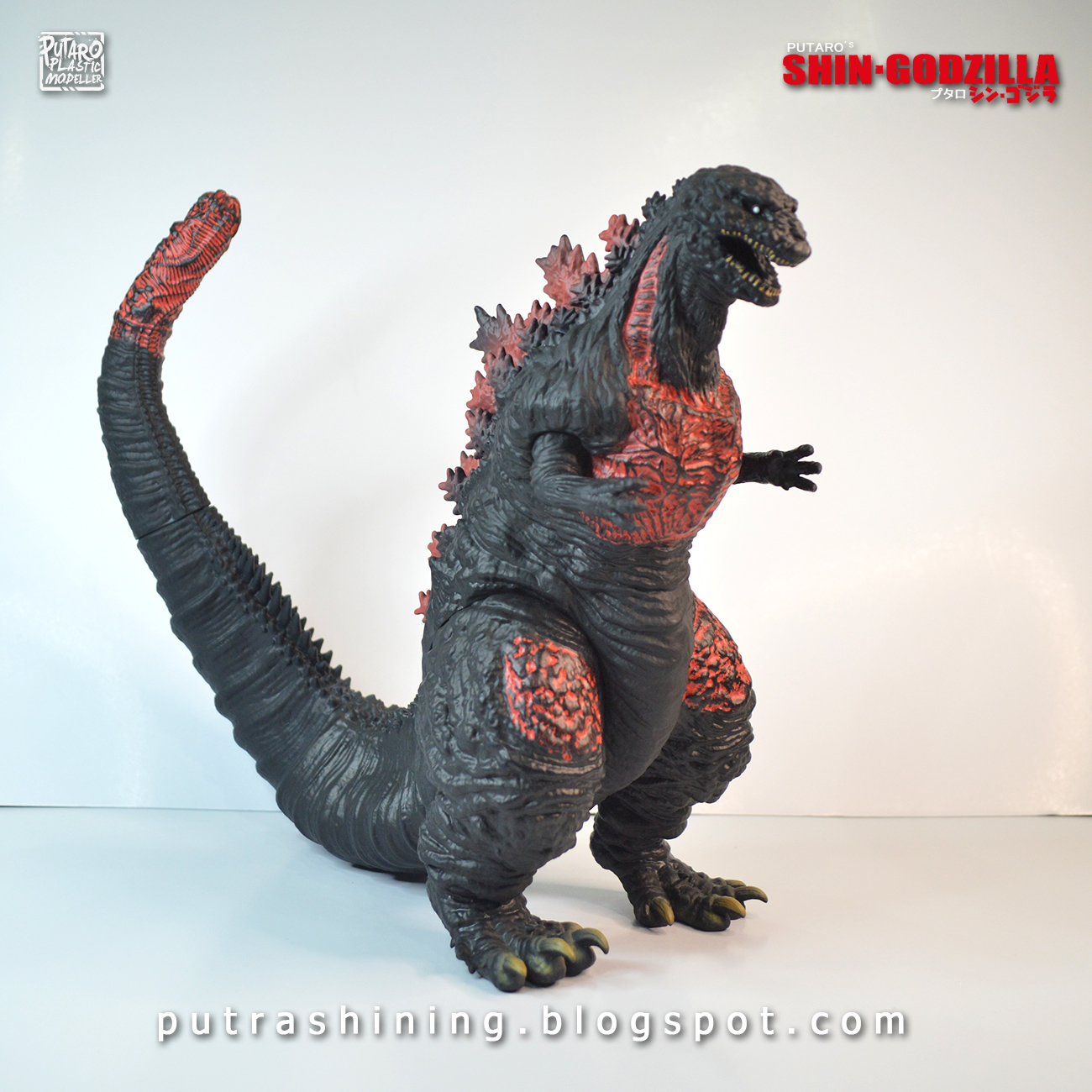 Hand Painted Shin Godzilla by Putra Shining