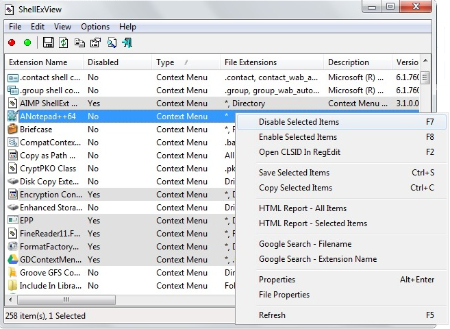 Shellexview как пользоваться