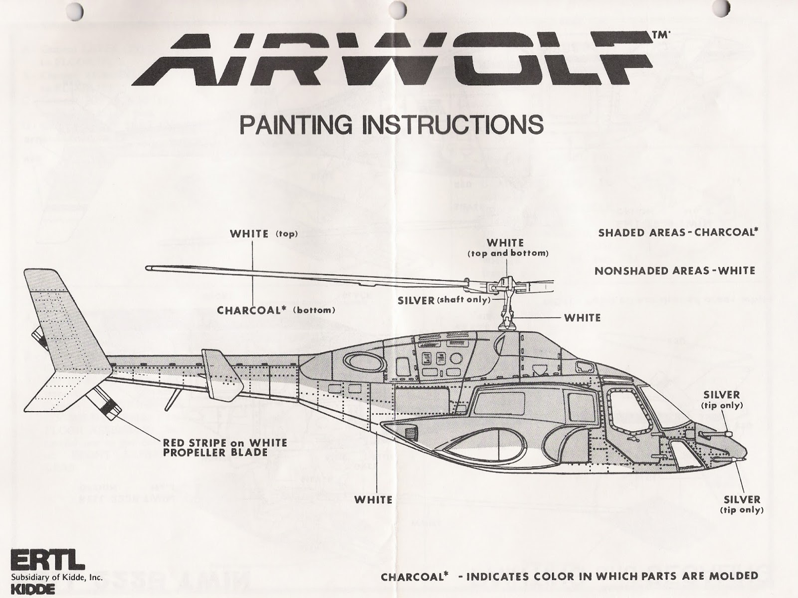 The Airwolf UPC Serial & Merchandise Database: Airwolf AMT ERTL Model ...