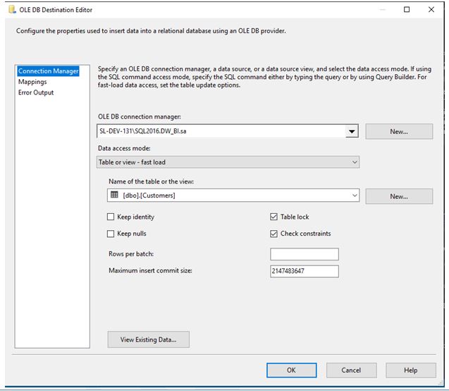 SQL Server Integration Service (SSIS) 2016 - Loading Data from Table to ...
