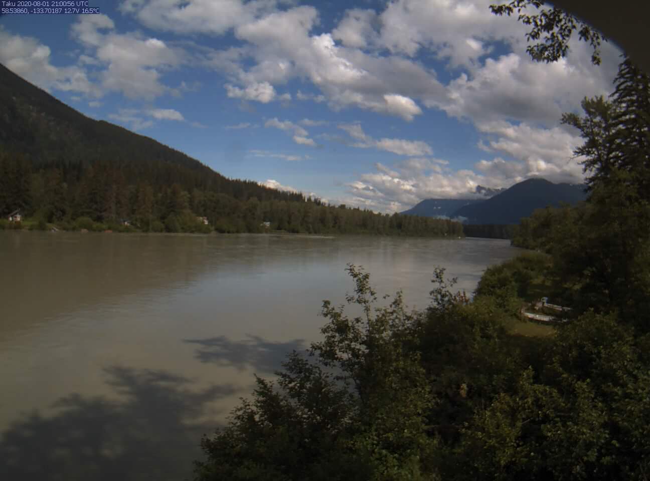 USGS Taku River Camera: Taku_20200801210058.jpg