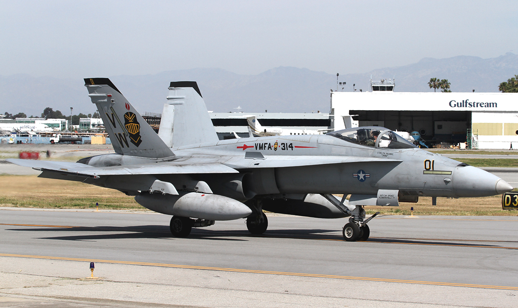 Aero Pacific Flightlines: U.S. Marine Corps F/-18's visit Long Beach