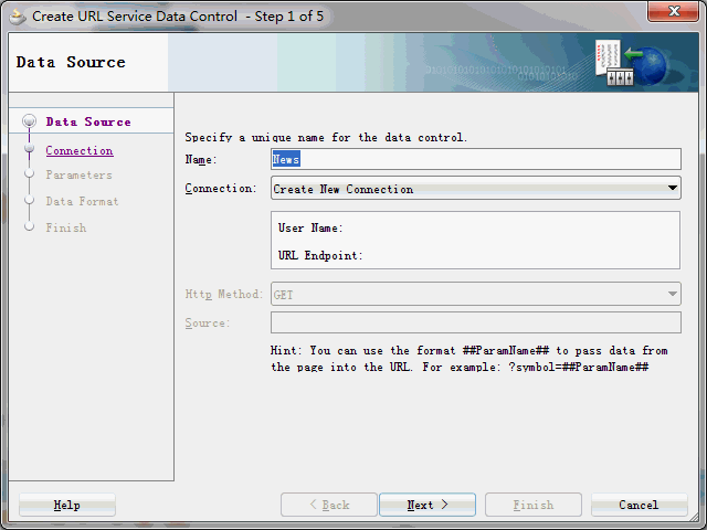 使用adf Data Binding 之二:使用 Url Service Data Control Csdn博客 9248