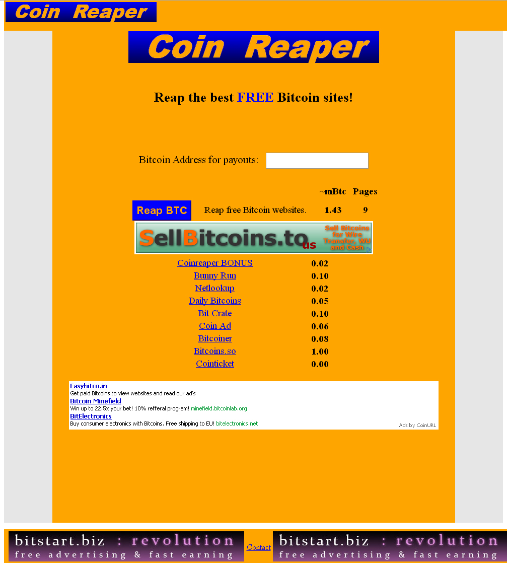 The Bitcoin Master: Site Review: Coin Reaper
