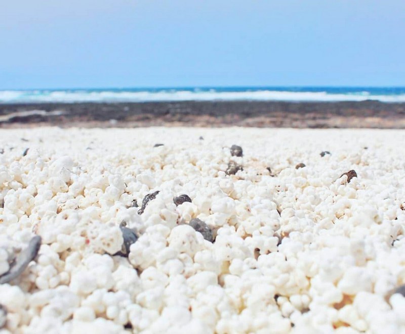 Popcorn Beach — Unique Sand Beach of Canary Islands