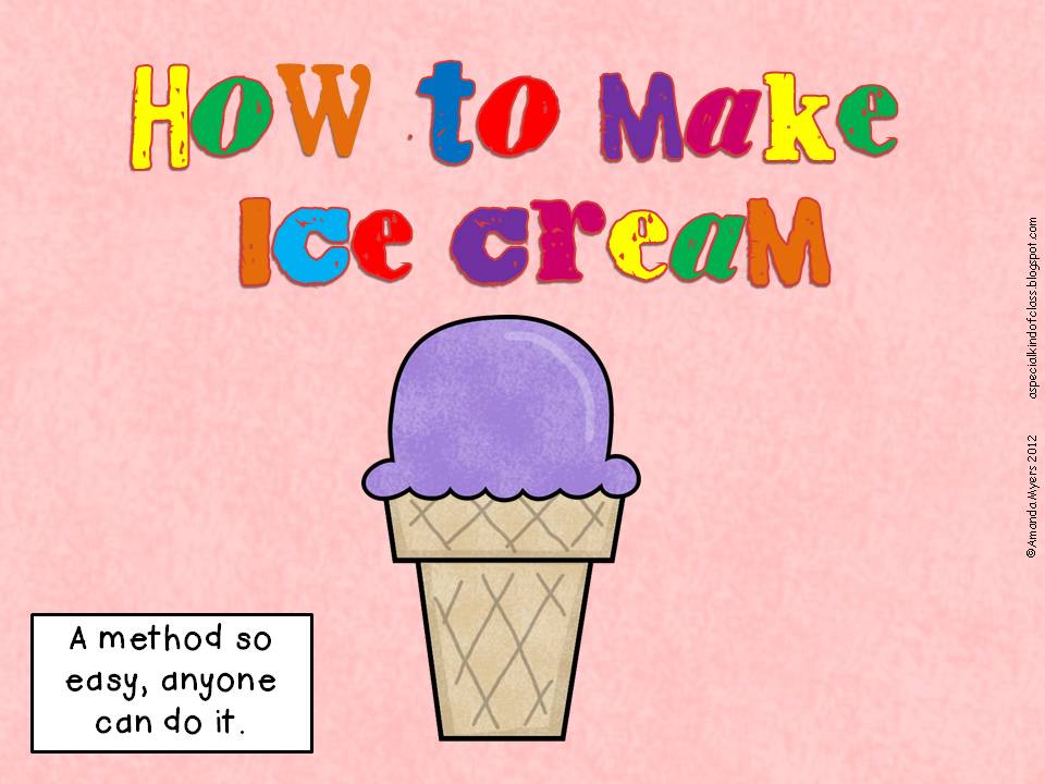 A special kind of class: How to Make Ice Cream, Freebie and Linky party