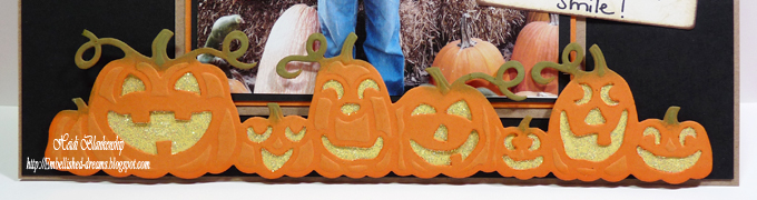 Embellished Dreams: Pumpkin Patch Scrapbook Layout