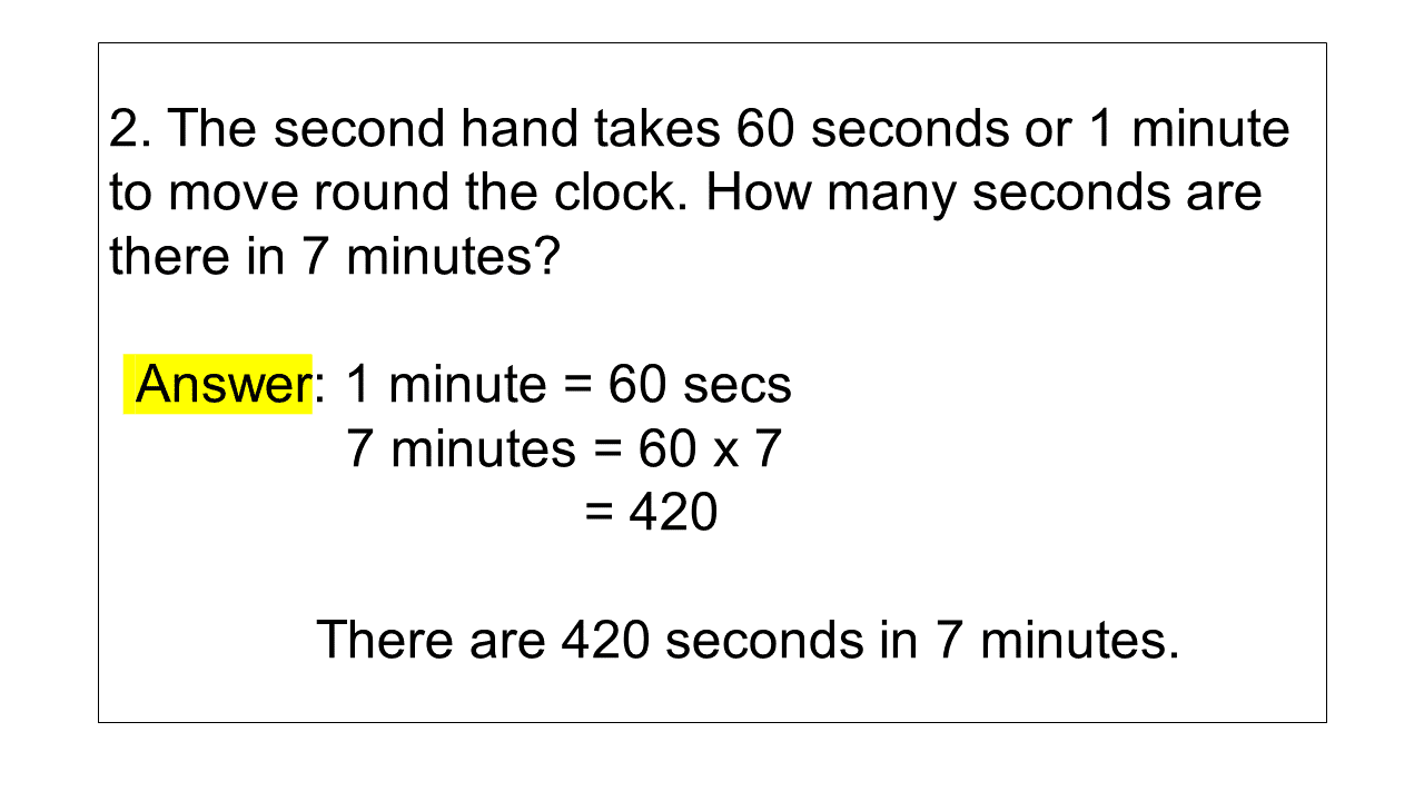 Math 6: Unit 9 : Time
