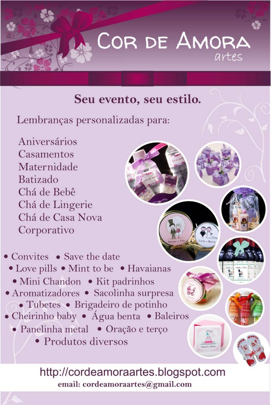 Cor de Amora: Cor de Amora artes