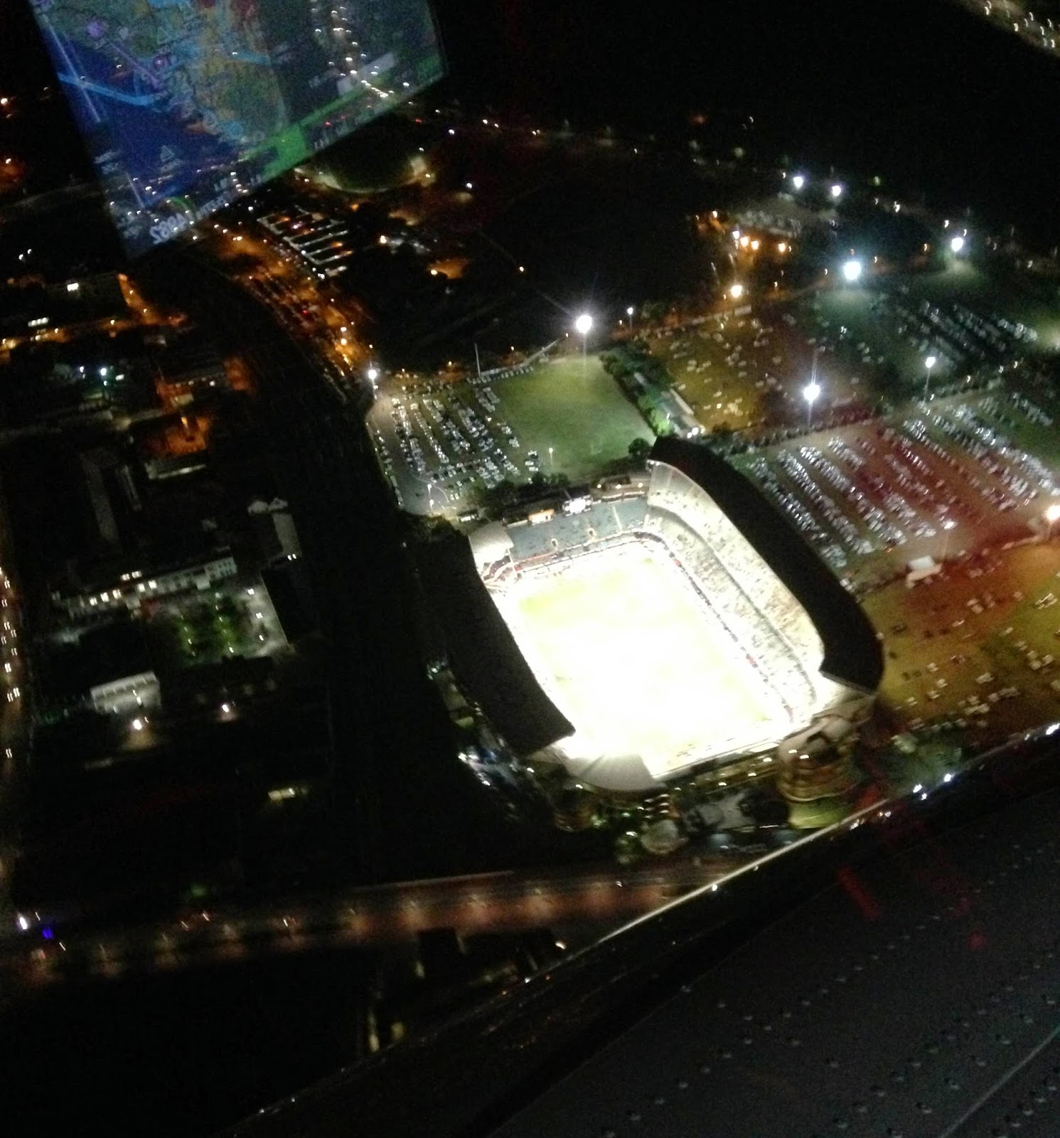 Where the sky's no limit!: Night flying and Sharks rugby