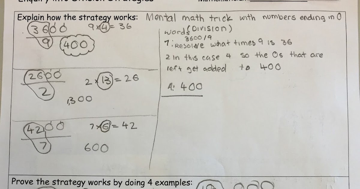 Enquiry-Based Maths: Dividing Your Class with Division Strategies