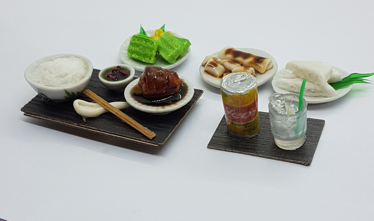 Kin's Miniature Workshop Handmade Clay Food by Kin Quek. Have Fun With ...