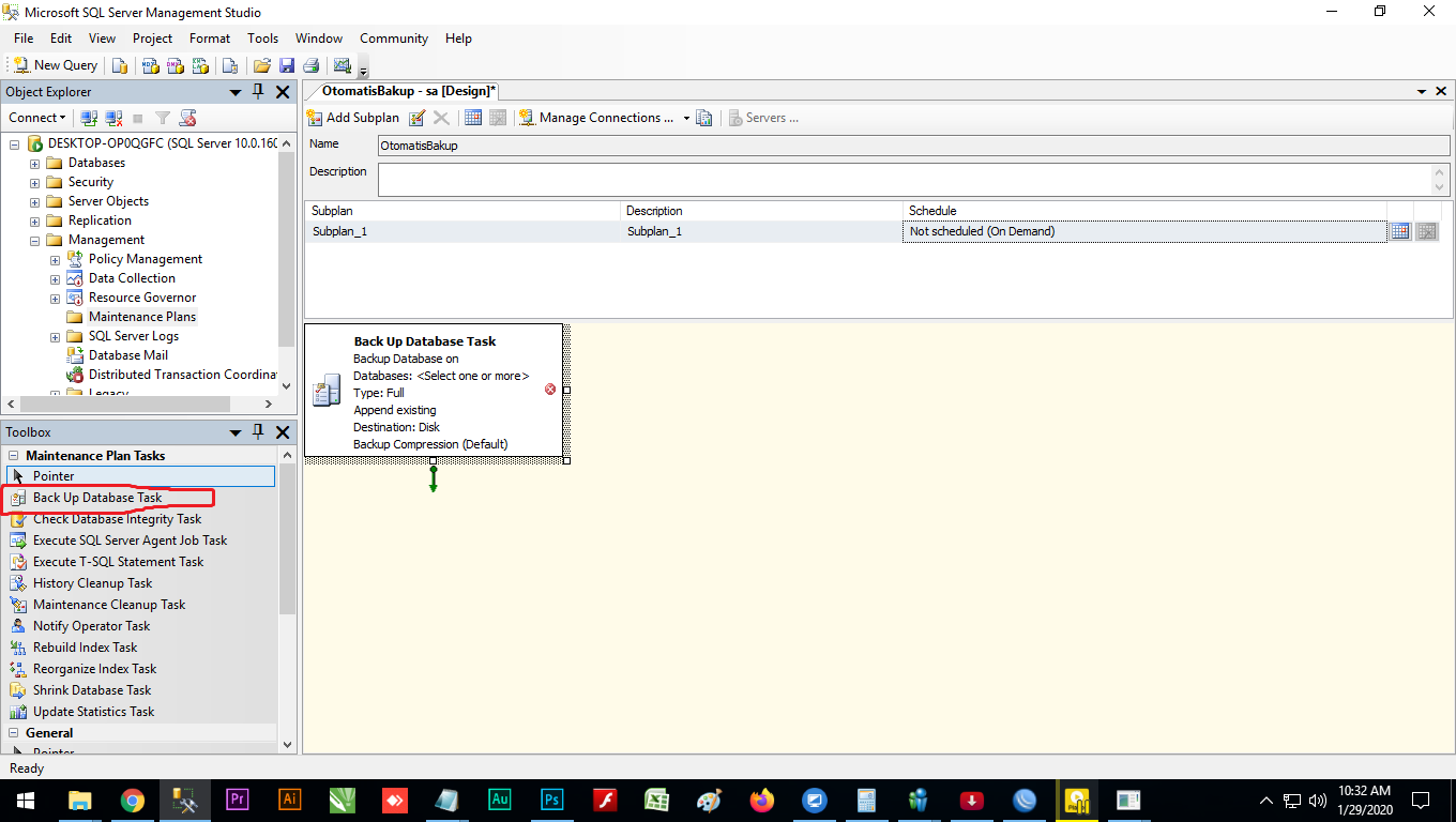 Cara Membuat Backup Otomatis Di Sql Server 2008 Sumberkomputer