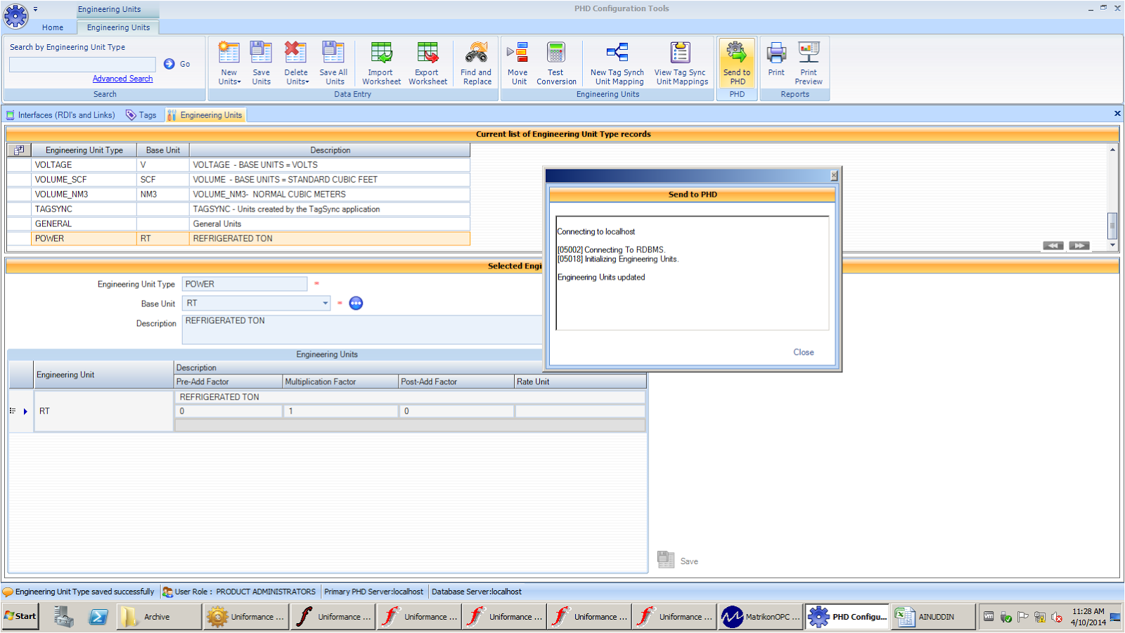 Buku Log Dindon: Honeywell Uniformance PHD + Uniformance Studio ...