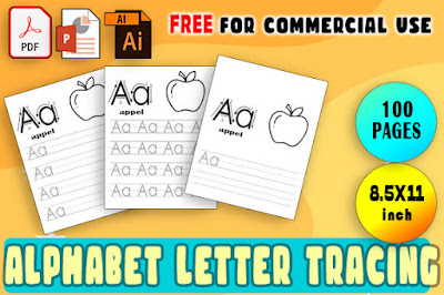 Alphabet Letter Tracing - KDP Interior