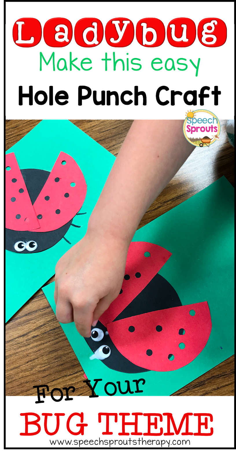 You Need To Make This Adorable Easy Ladybug Craft - Speech Sprouts