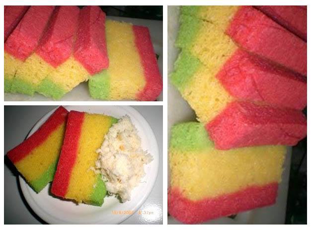 Resep Praktis Cake Singkong Pelangi Kukus Lezat | Resep Rahasia Nenek