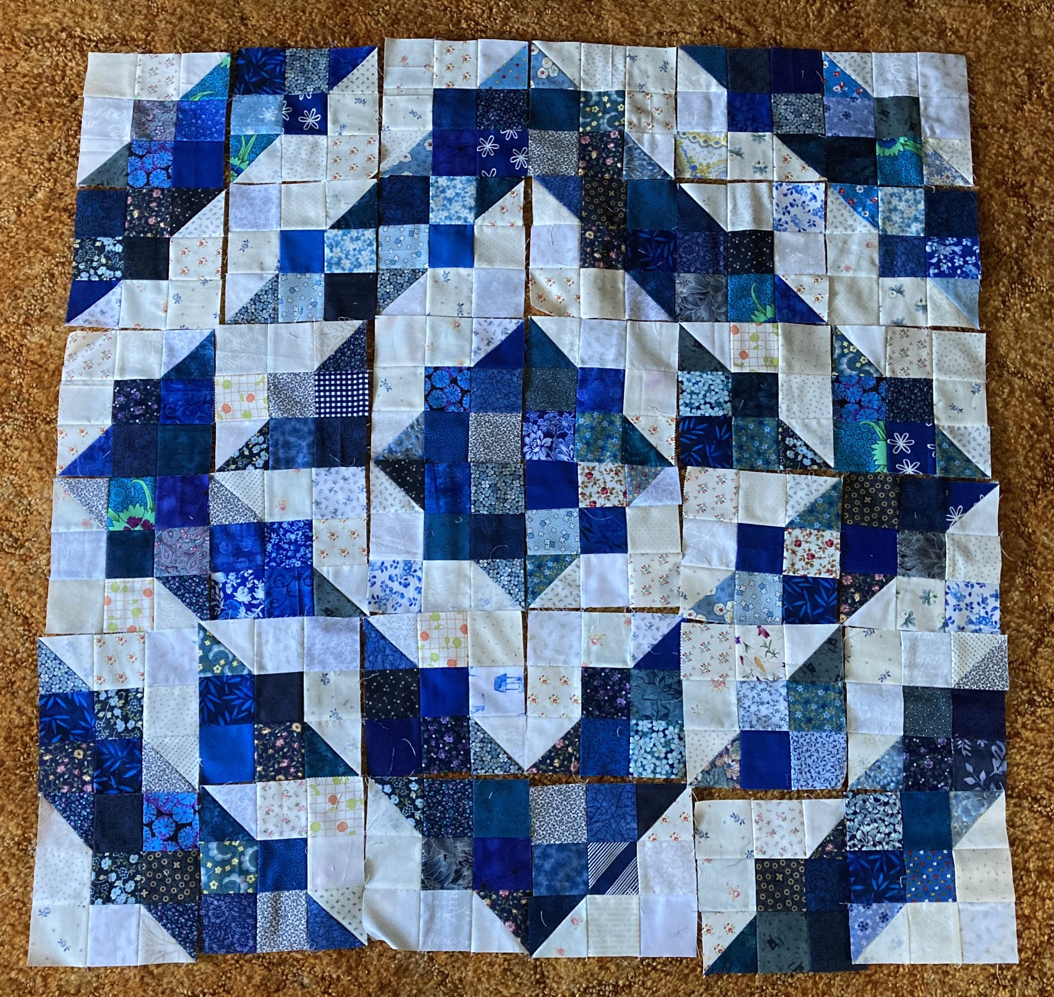 Gretchen's Little Corner: Split 9 Patch Blocks
