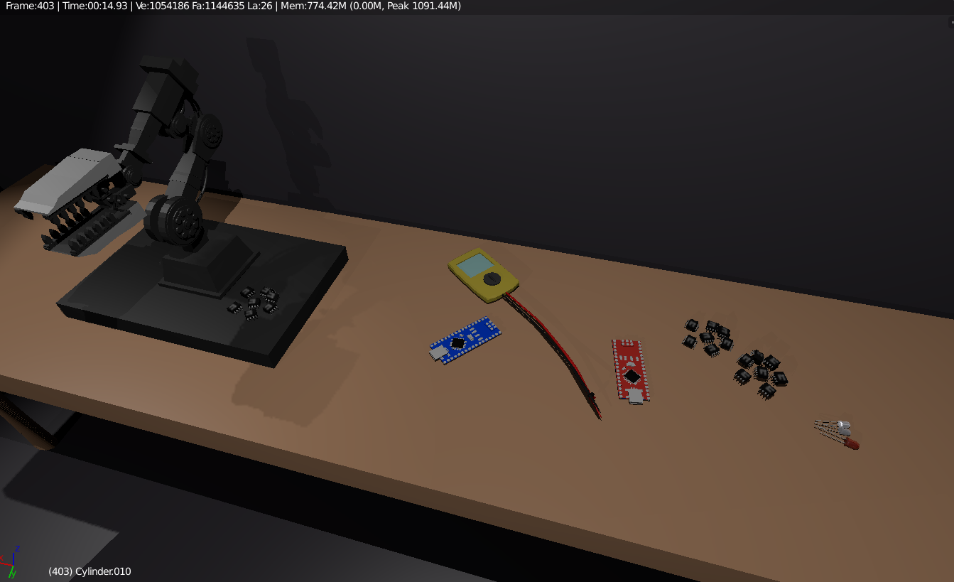 Blender: first render workbench