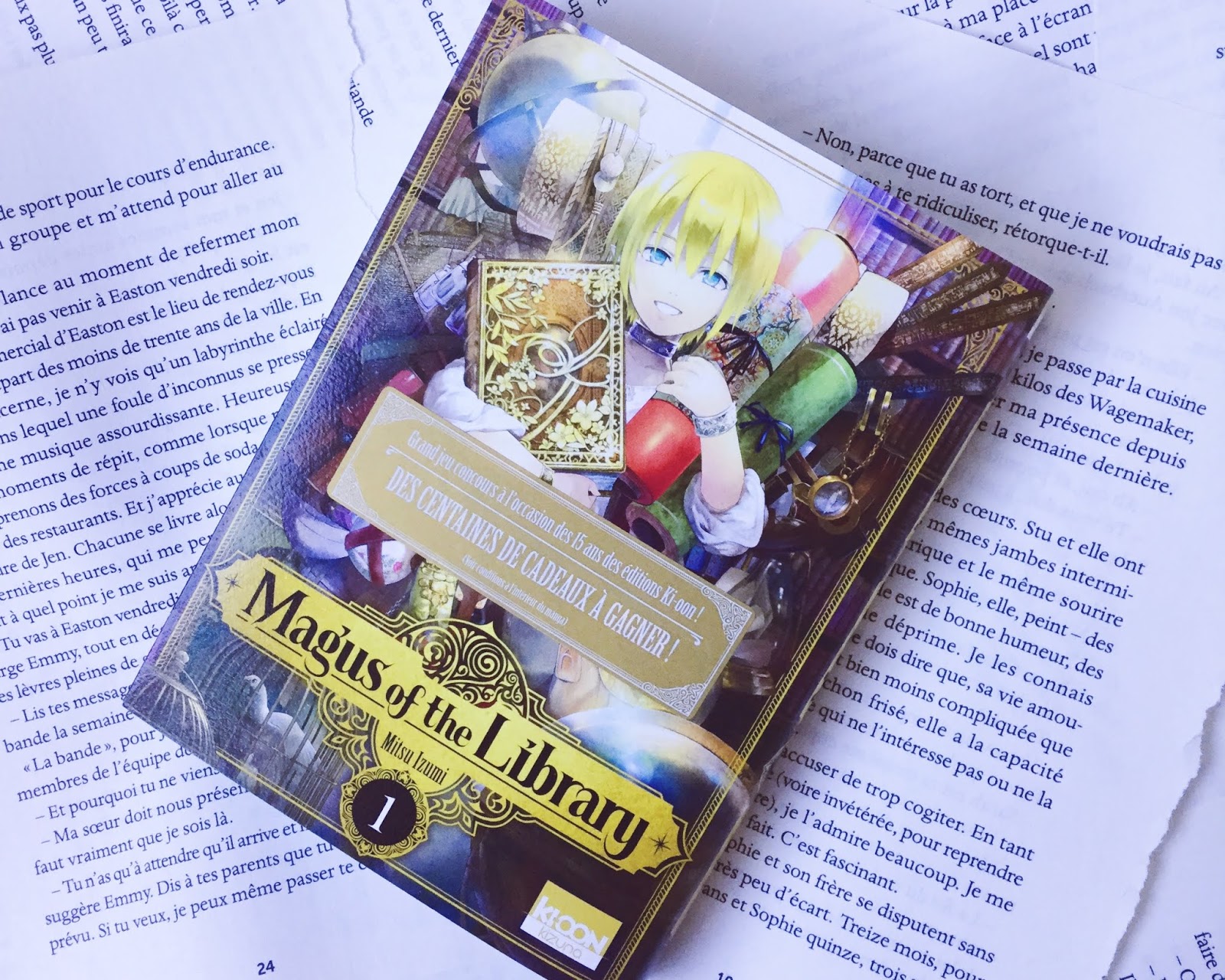 Les lectures d'Agathe ♡: Magus of the Library, Tome 1, Mitsu Izumi.