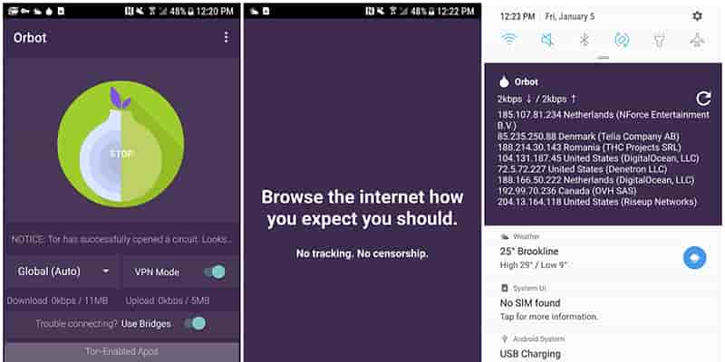 How to setup and use Orbot App on android