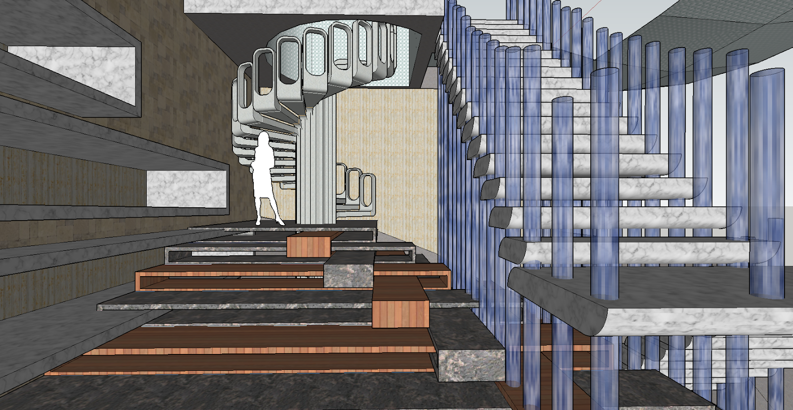 Jeannie Chan ARCH1101: Experiment 1: The Stair Conceptual Model (10%)