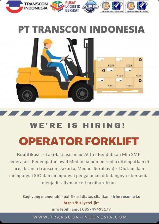 PT TRANSCON INDONESIA - LOKER PJK