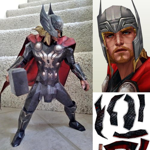 Minecraft Papercraft Thor