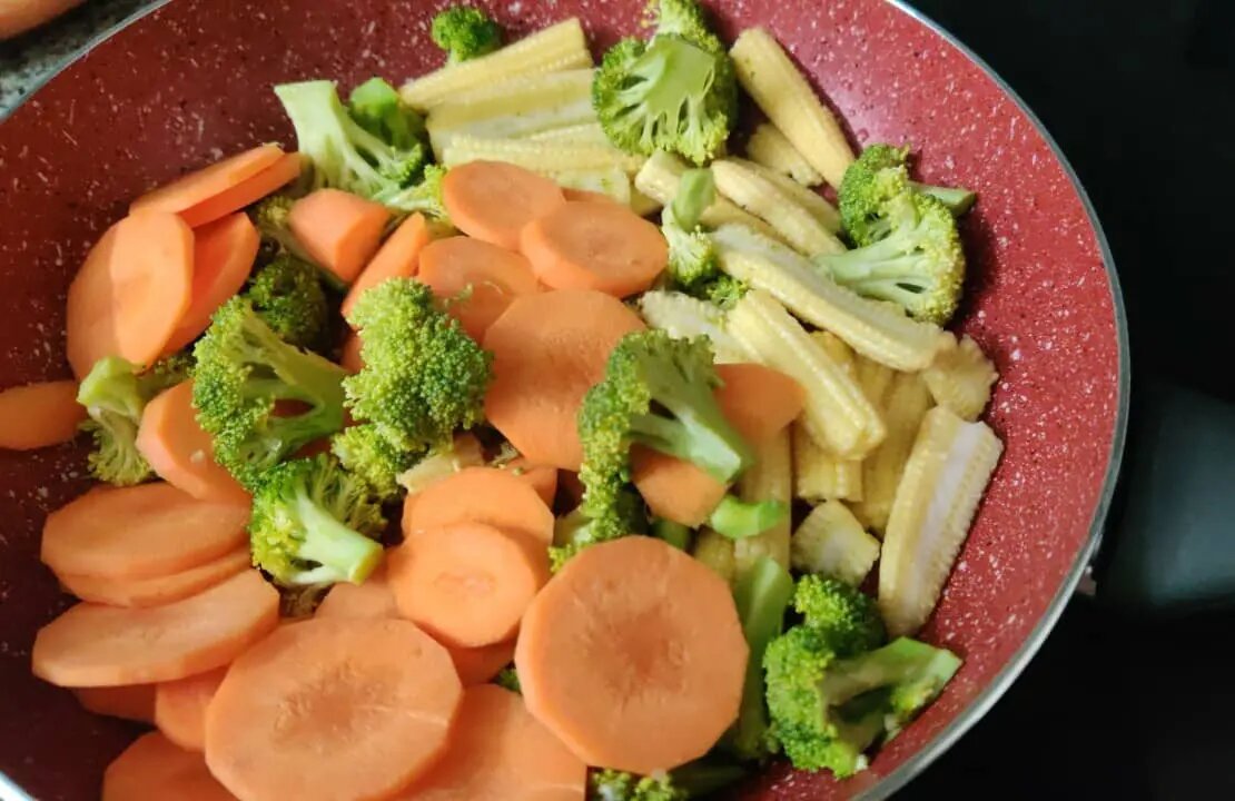 Sautéed Mix Veg Starter | 15 mins Healthy Snack Recipe to eat as a ...