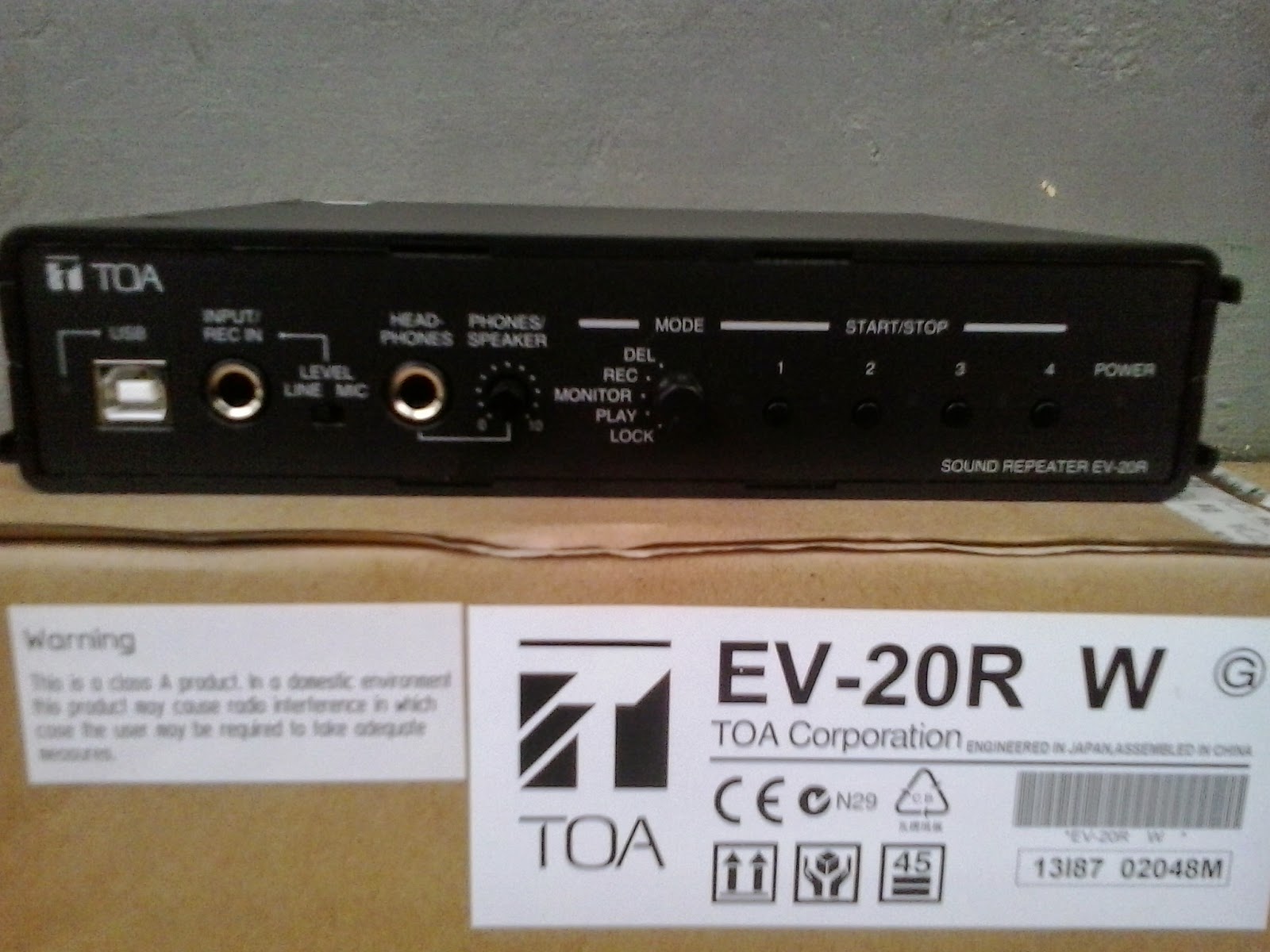 INFO KAWAN SAM : Automatic Emergency Recorder EV-20R