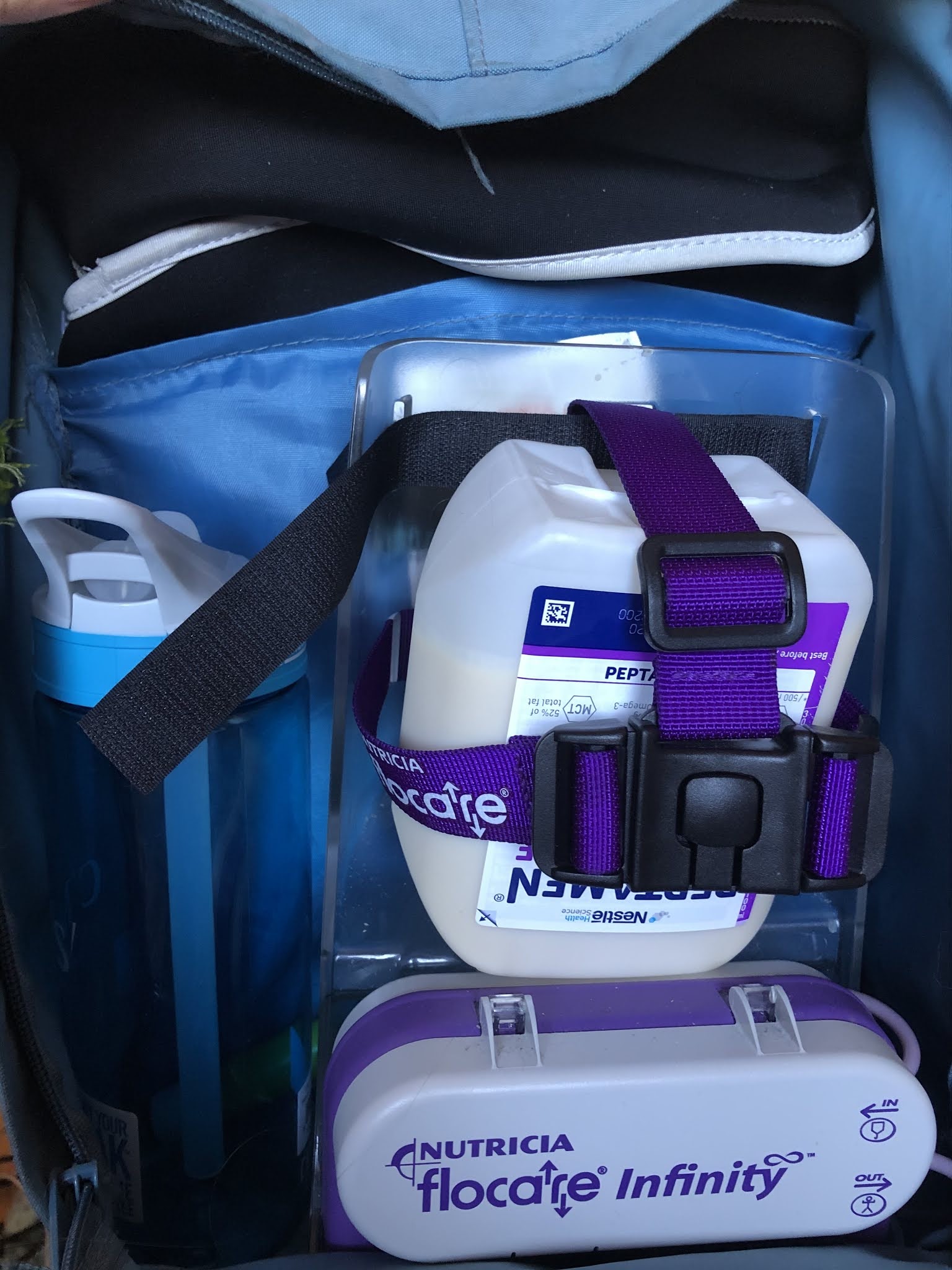 Making my own Feeding Tube Backpack