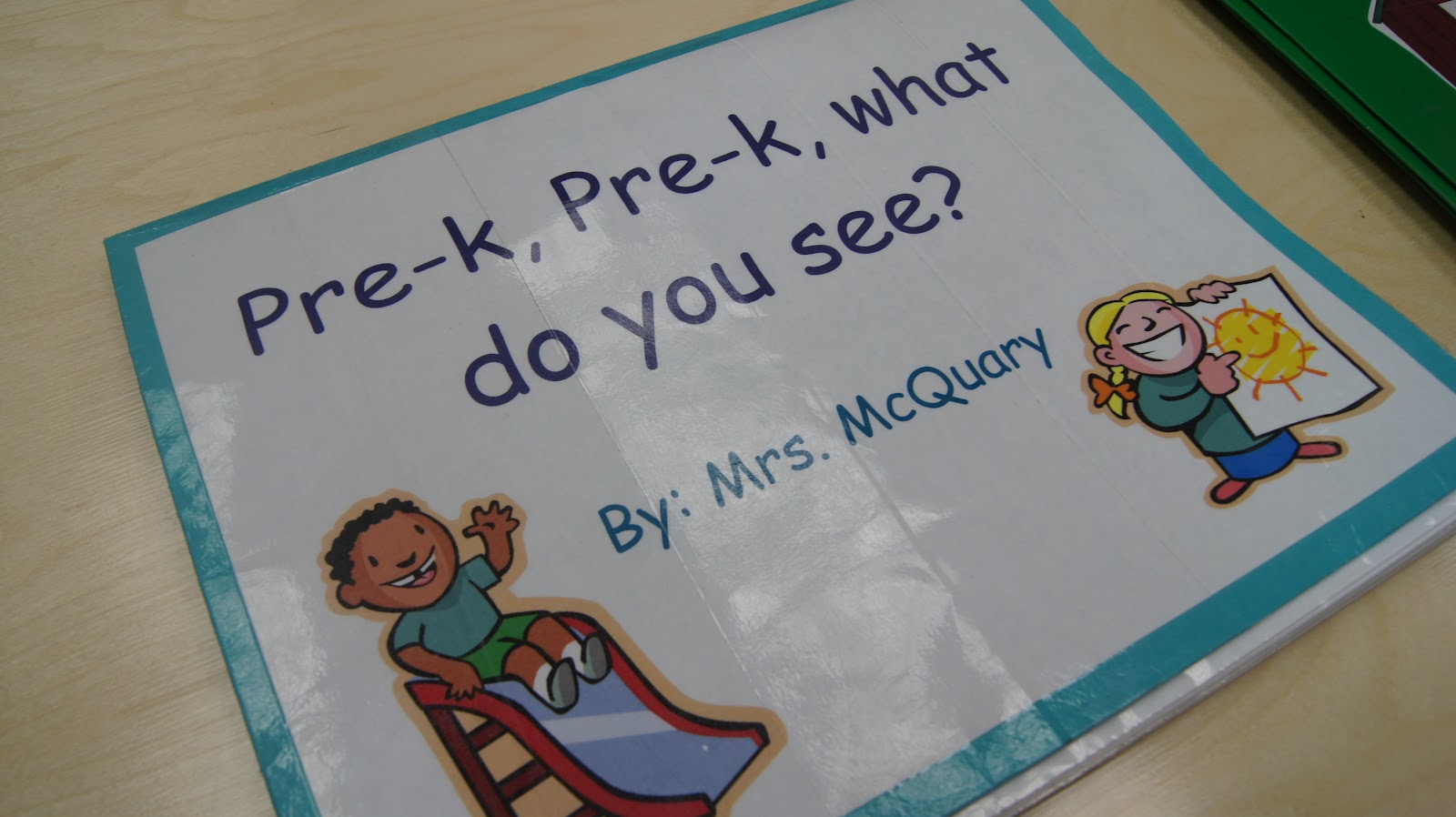 Pre-K Tweets: Homemade Books!