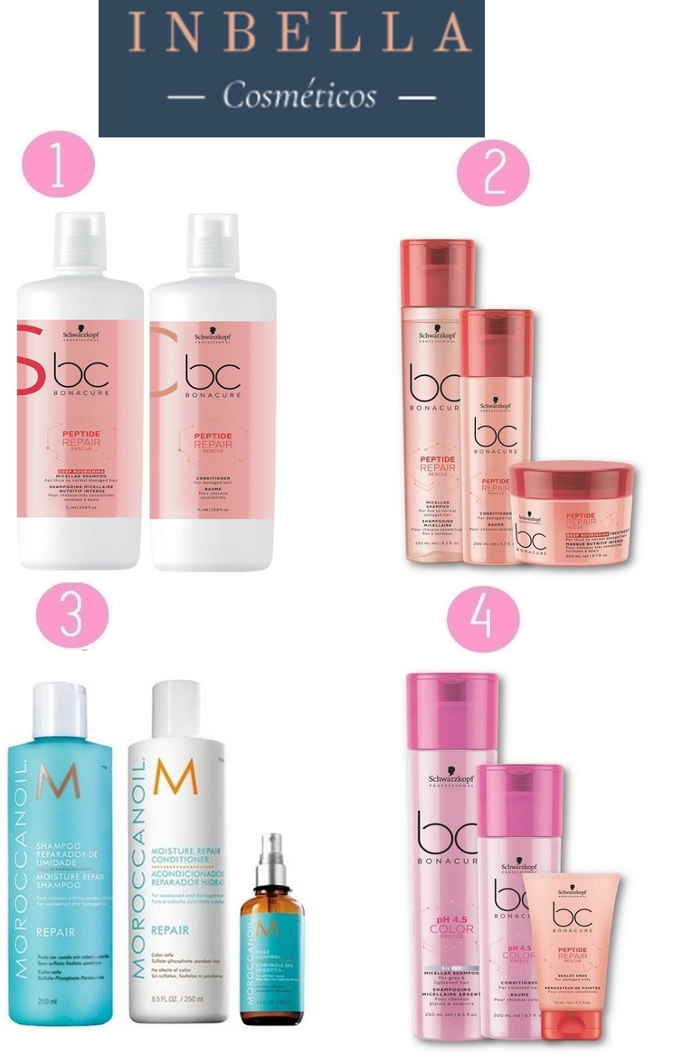 As 3 melhores marcas de produtos para cabelos: In Bella Cosméticos ...