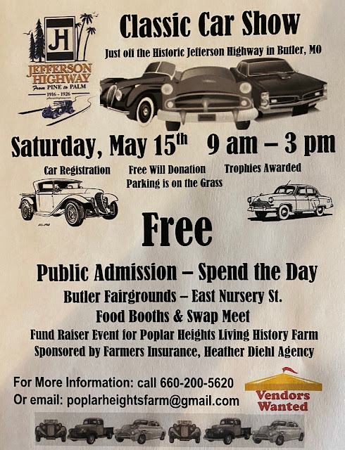 Mid America Shopper: Car Show in Butler May 15th