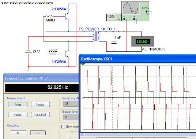 Make the easiest and simplest inverter ~ Easy Electronics
