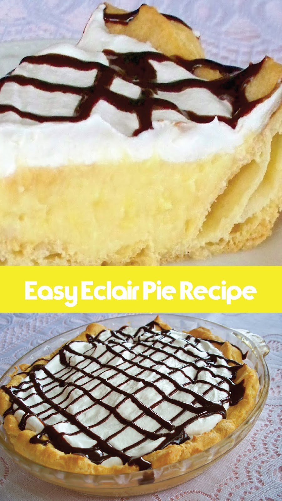 EÁSY ECLÁIR PIE RECIPE | Extra Ordinary Food