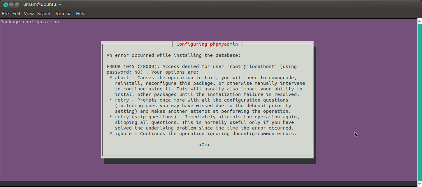 Cara Memperbaiki Galat An Error Occurred While Installing The Database Pada Phpmyadmin