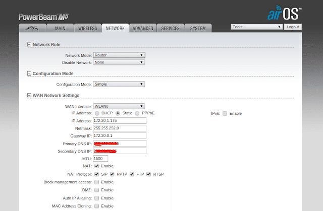 Cara Setting Radio Ubiquiti M5 Sebagai Client ~ Catatan Usang Teknesi