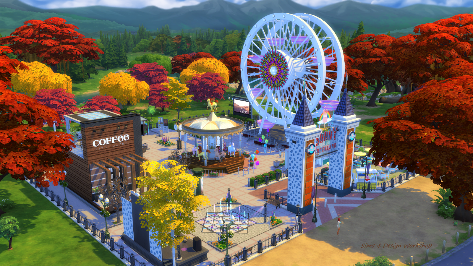 sim house design workshop: Sims 4 Bunny Wonderland ----- 兔仔游乐园