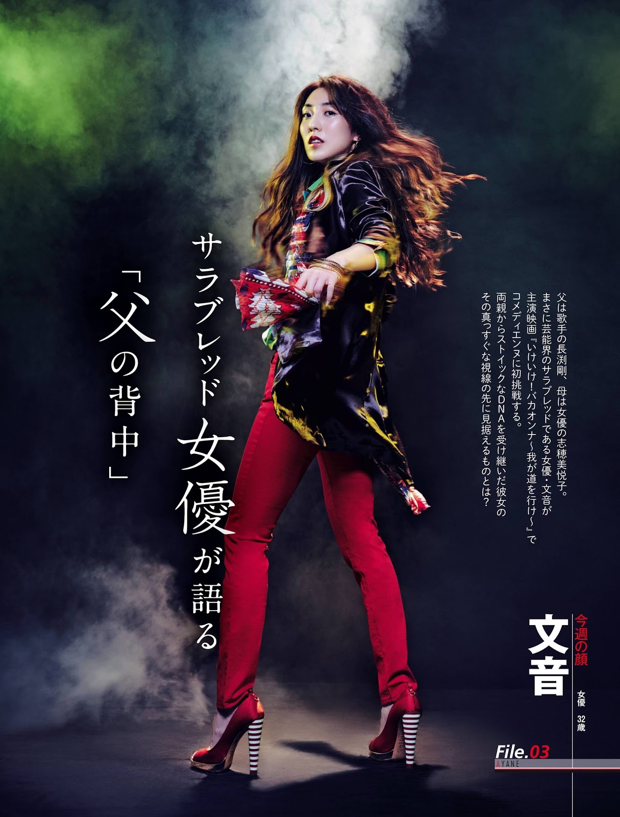 1988 / Ayane / あやね / 文音 / 長渕文音 / 나가부치 아야네 / Actress