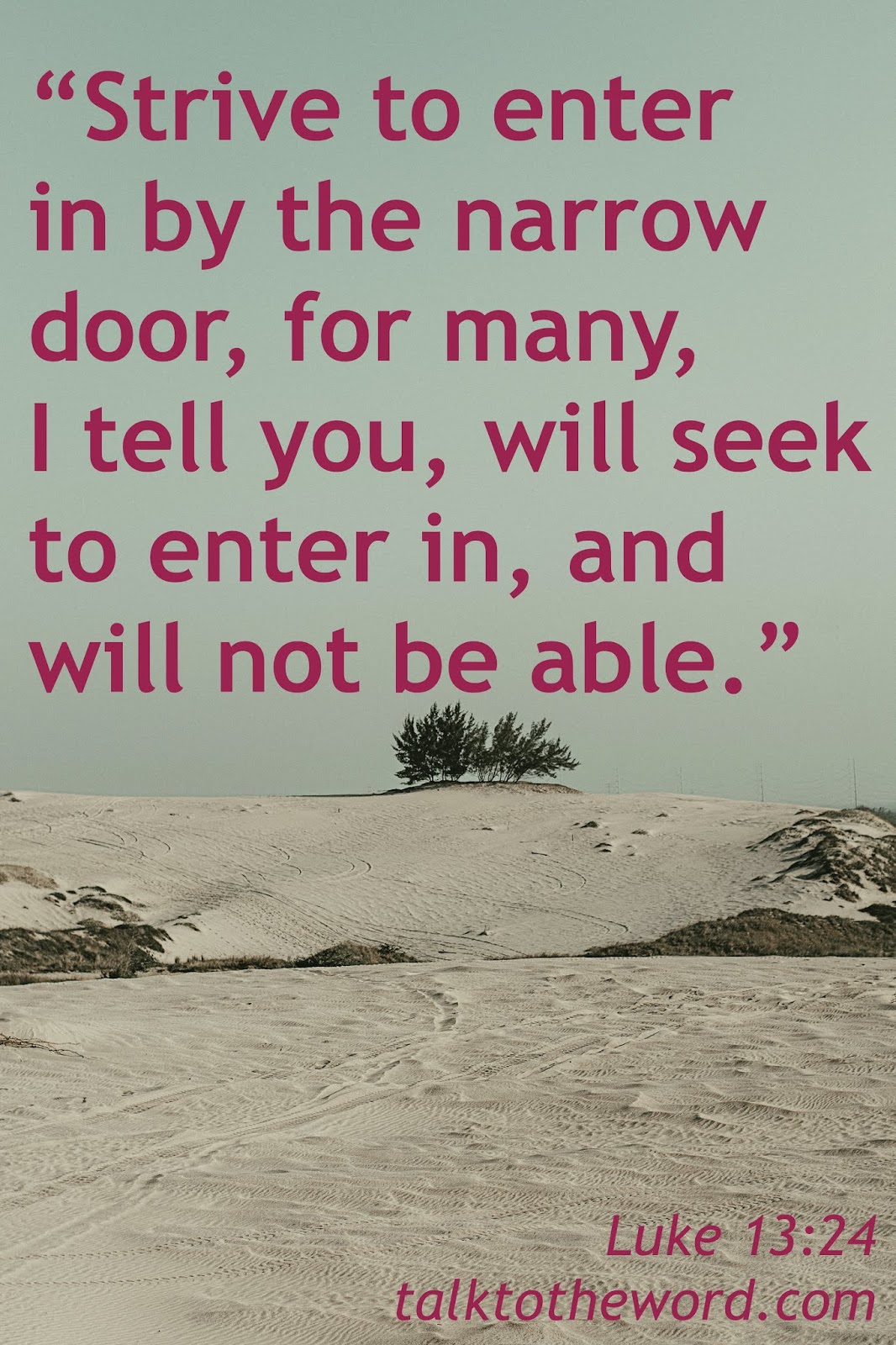 Luke 13 24