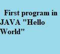 First program in JAVA "Hello World" - MPTutorials