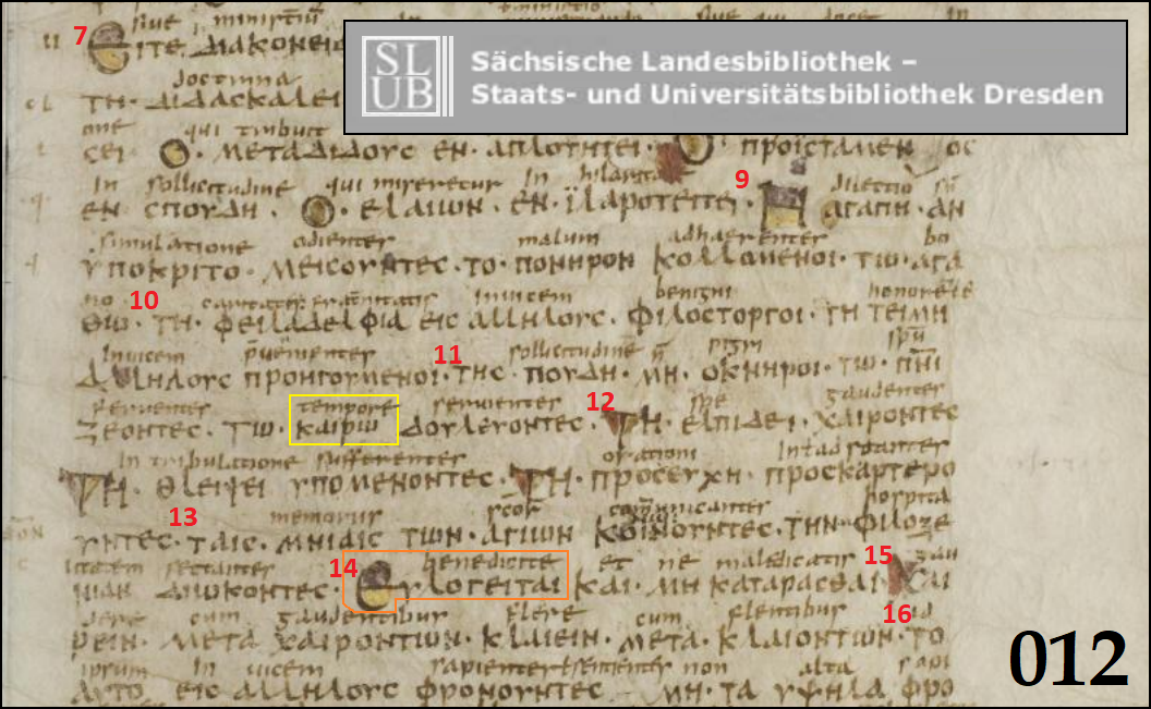 The Text of the Gospels: Meet Codex Boernerianus (012)