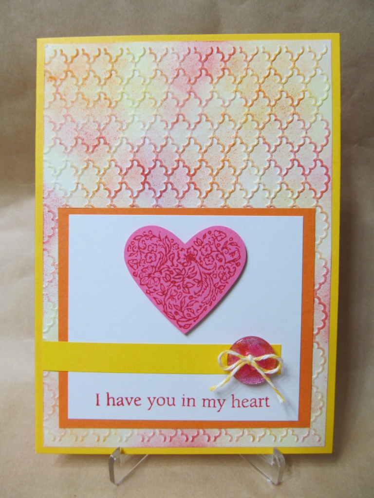 Savvy Handmade Cards: Bright Heart Card