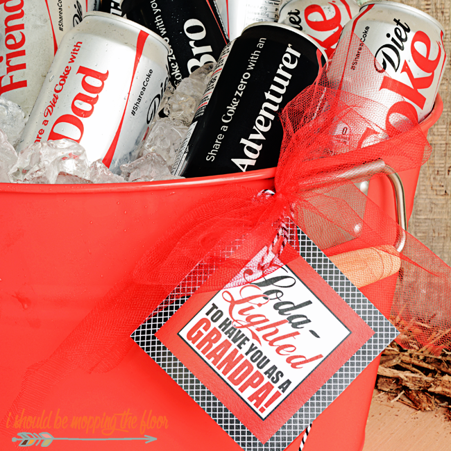 Soda-Lighted Printable Gift Tags for Dads and Grandpas | i should be ...