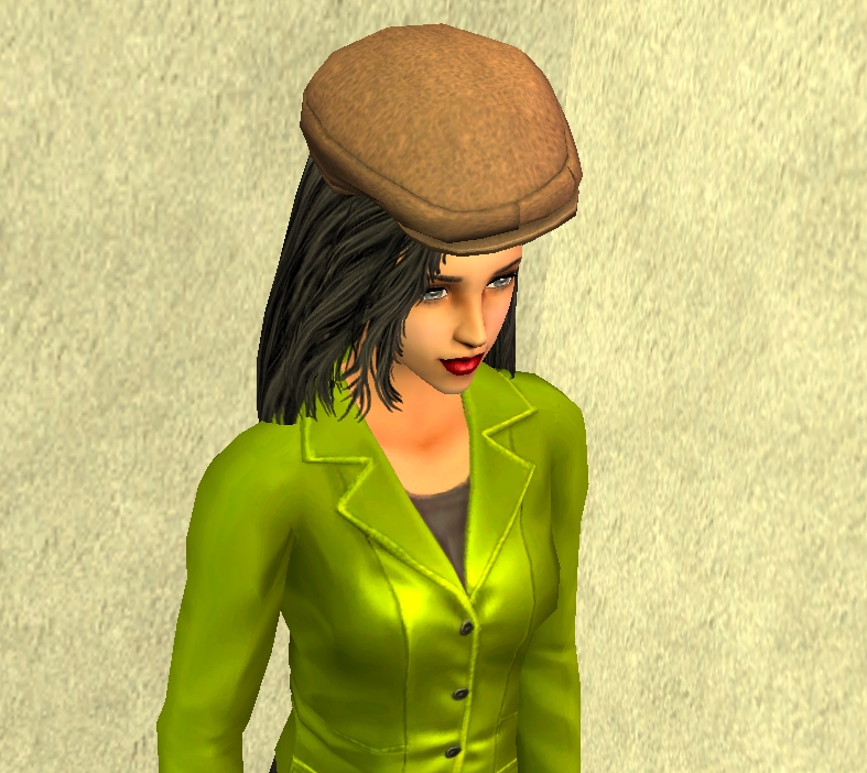 TheNinthWaveSims: The Sims 2 - Hats Off 2! BG Beret As Accessory