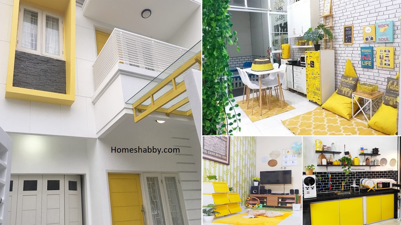 Ide Dekorasi Rumah Minimalis Bertema Warna Kuning Lengkap dengan ...