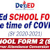 DepEd School Form 2 (SF2) in the time of COVID-19 (SY 2020-2021 ...